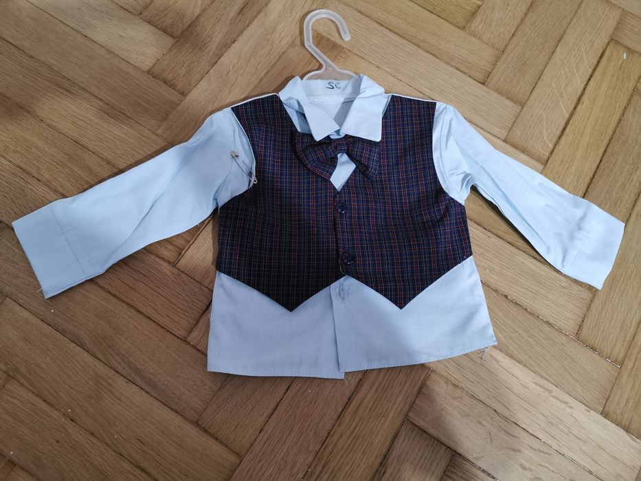 Frac, camasa, cu Vesta și pantaloni matlasat 6 luni hi Bucuresti ...