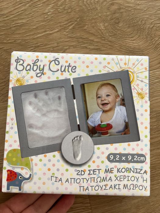 Baby cute, бебешка рамка с пръстов отпечатък гр. София Младост 4 • OLX.bg