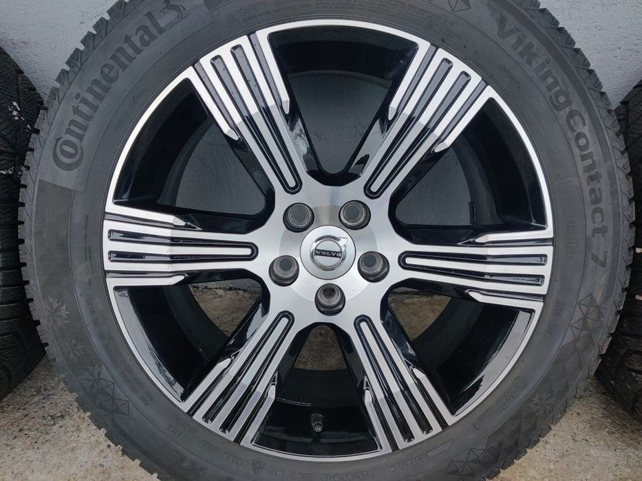 Jante 6 spite 18" Volvo XC40 XC60 XC90 XC70 S90 + anvelope iarna 235/55 ...