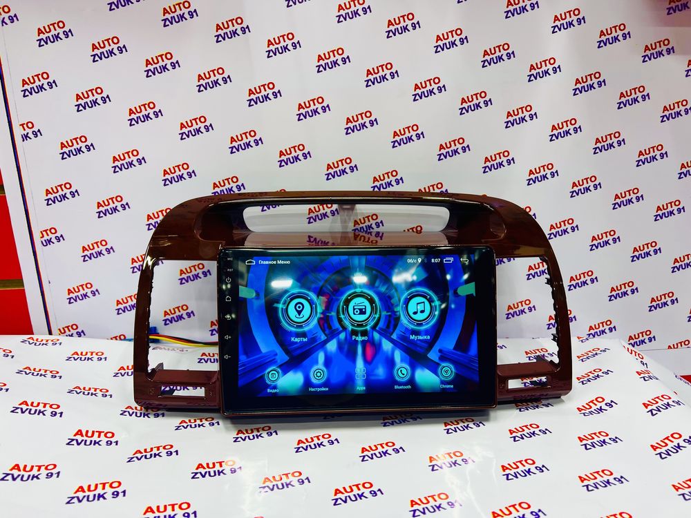 Магнитола Андроид Teyes CC2 CC3 Тейс Тиайс на Тойота Камри 30 35 мафон ...