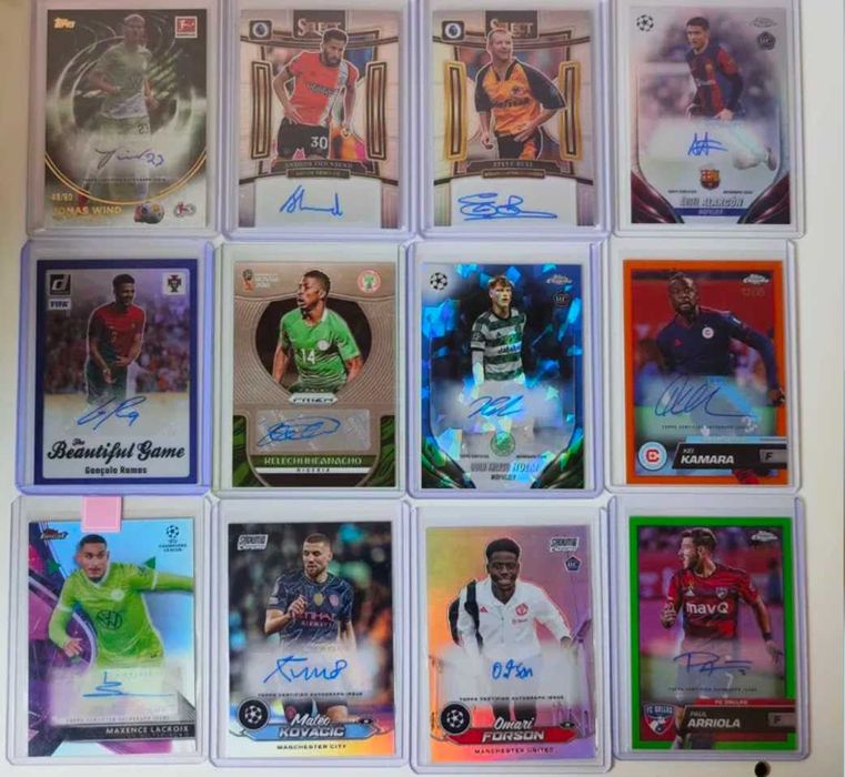 Футболни карти Panini, Topps Barcelona,Real Madrid, Messi,Ronaldo и др ...