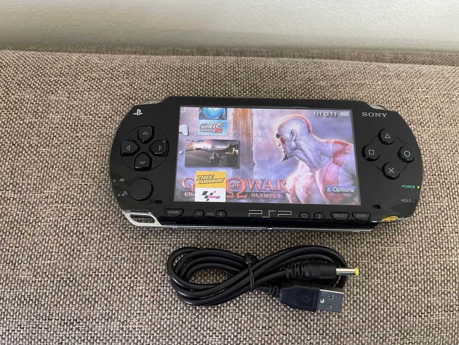 Playstation PSP Sony modat cu 190 jocuri pe card NFS,GTA,Minecraft,etc ...