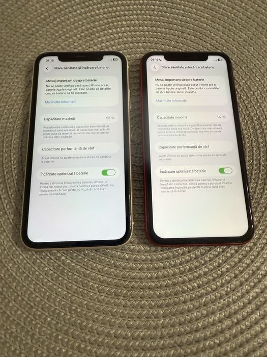 IPhone 11 White and Red! Targu Jiu • OLX.ro