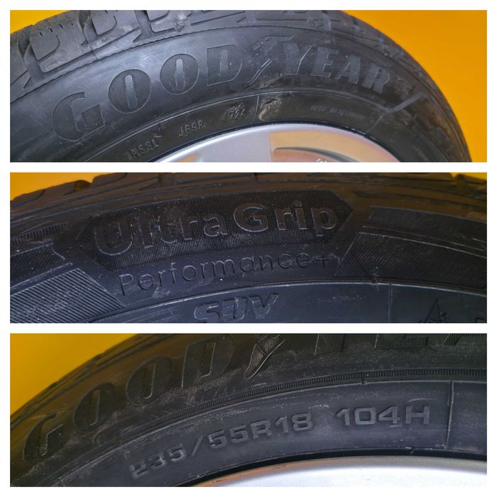 Roti Jante Anvelope 235/55/18 5x112 OEM VW Tiguan NOI GoodYear 2025 ...