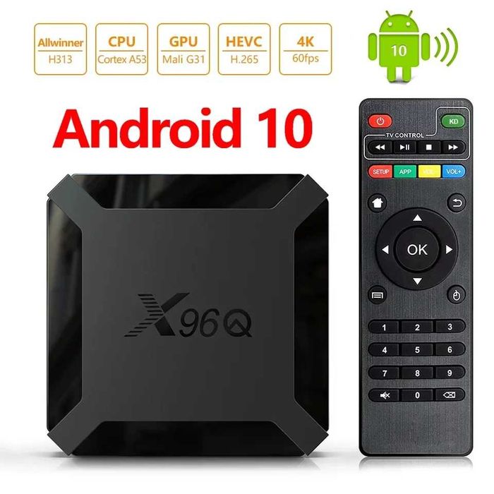 Тв бокс X96Q CPU Allwinner H313 OS онлайн телевизия Tv Box гр. София ...