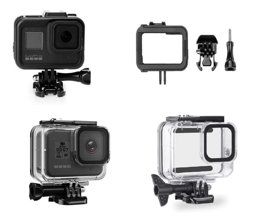Carcasa Rama Gopro hero 1 2 3 4 5 6 7 8 9 10 11 h 12 session Mini Max ...
