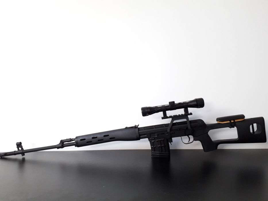 Dragunov PSL SNIPER 6mm 4J PUTERNICA spring Pusca airsoft FULL METAL ...