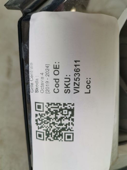 Grila Centrala Skoda Octavia 4 2019 2020 2021 2022 2023 2024 Original Bucuresti Sectorul 6 • OLX.ro