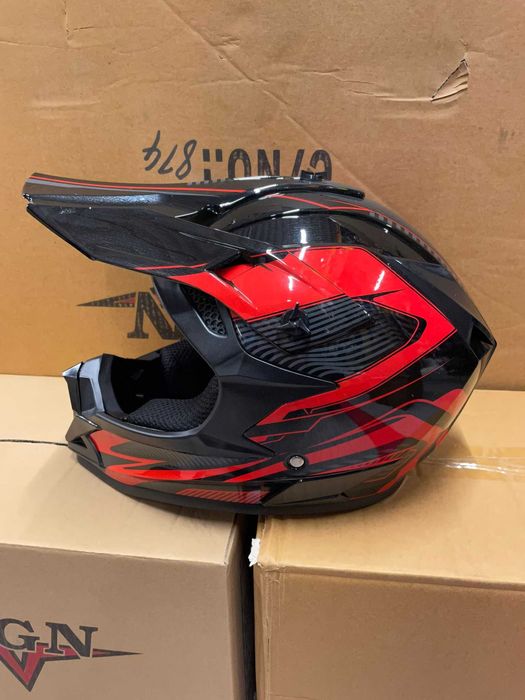 Casca Moto Enduro Cross ATV S M L XL BLACK Cagula Cadou Bucuresti ...