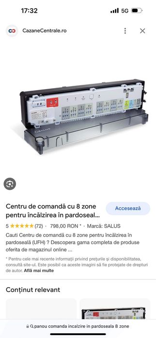 Centru de comanda 8 zone încălzirea pardoseala calorifere !!! Brasov ...