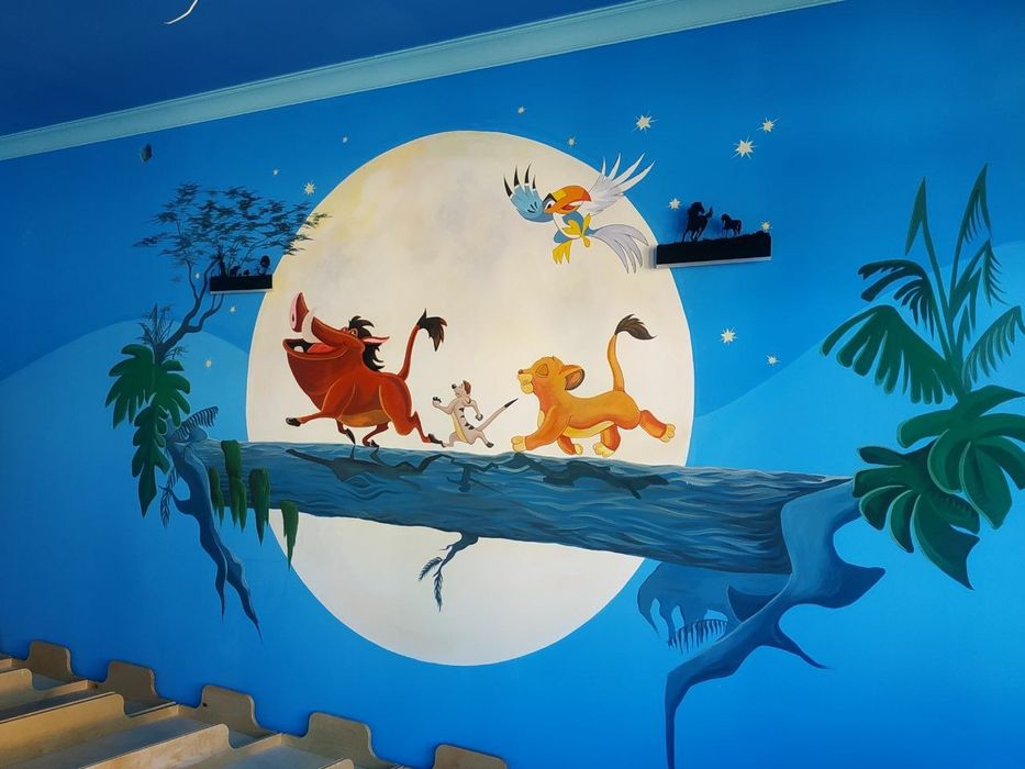 Devorga rasm chizish rassom художник рассом нарисовать на стене ...