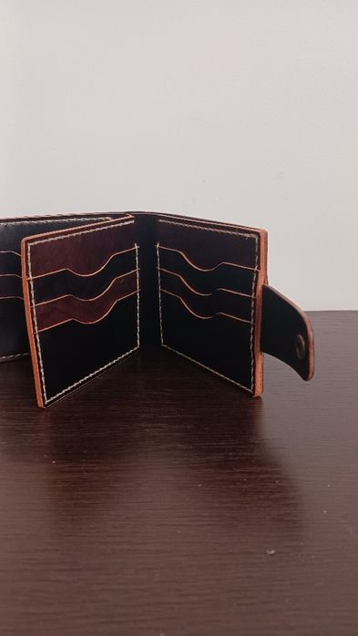 Portofel piele naturala handmade Arad • OLX.ro