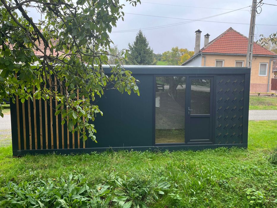 Container modular/tiny house/birou 7x2.4m Teaca • OLX.ro