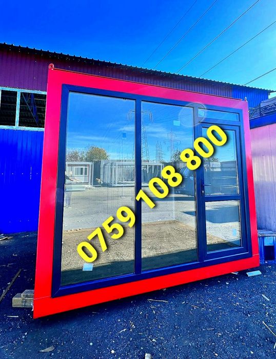 Containere modulare vitrină container birou magazin casă locuit Brasov ...
