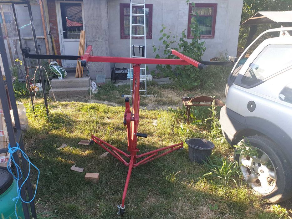 Dispozitiv pentru ridicat (macara) placi rigips carton, OSB, MDF, PAL ...