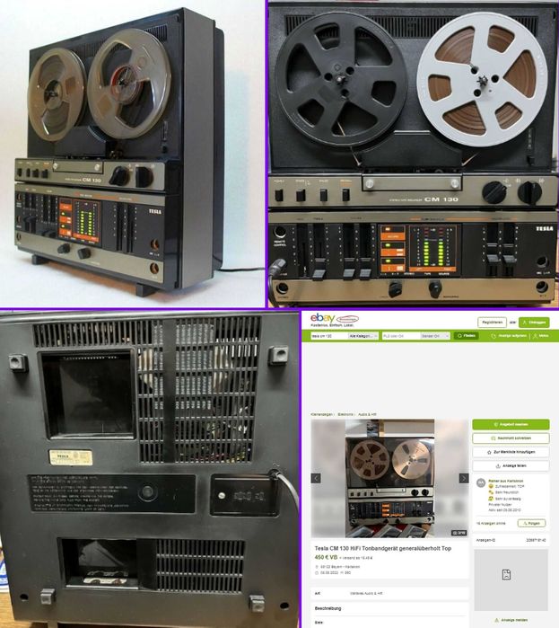 Magnetofon Tesla CM 130 an 1986 Brad • OLX.ro