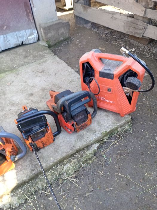 Vând compresor și drujbe de piese și funcționale, Padureni • OLX.ro