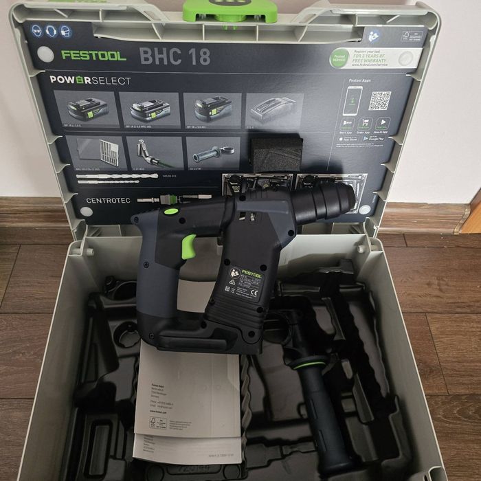 Акумулаторен перфоратор FESTOOL BHC 18-Basic гр. Банкя • OLX.bg