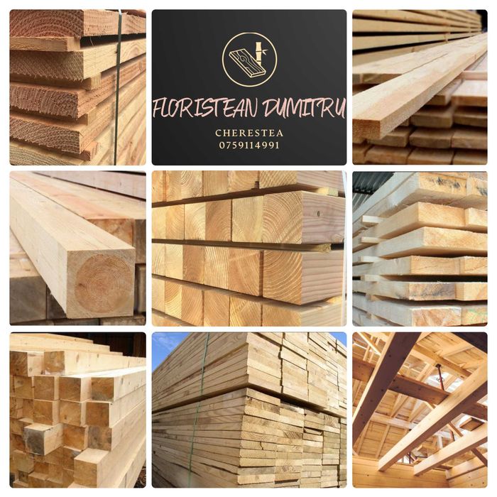 Cherestea orice dimensiune de rășinoase, brad molid-prețuri excelente ...