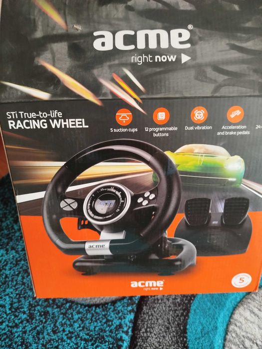 Volan pc Racing wheel ACME Targoviste • OLX.ro