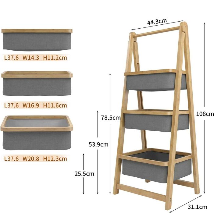 Сгъваема етажерка / кош за пране ZJSJ-LR01BB с. Първомайци • OLX.bg