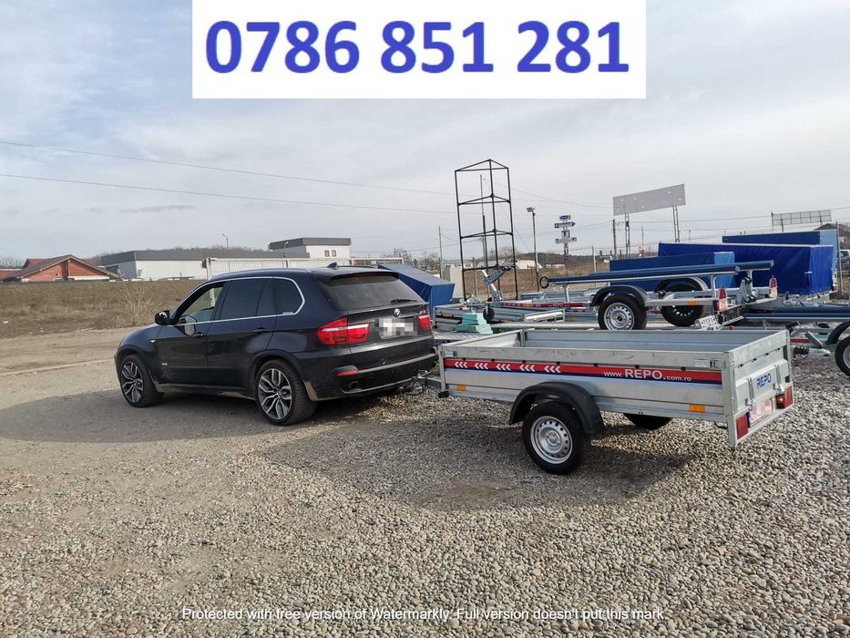 Remorca 750 Kg Auto Atv Moto Apicola Platforma Transport Marfa Motru ...