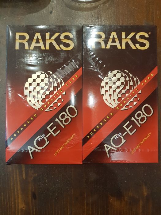 VHS нови касети RAKS 180 гр. София Белите брези • OLX.bg