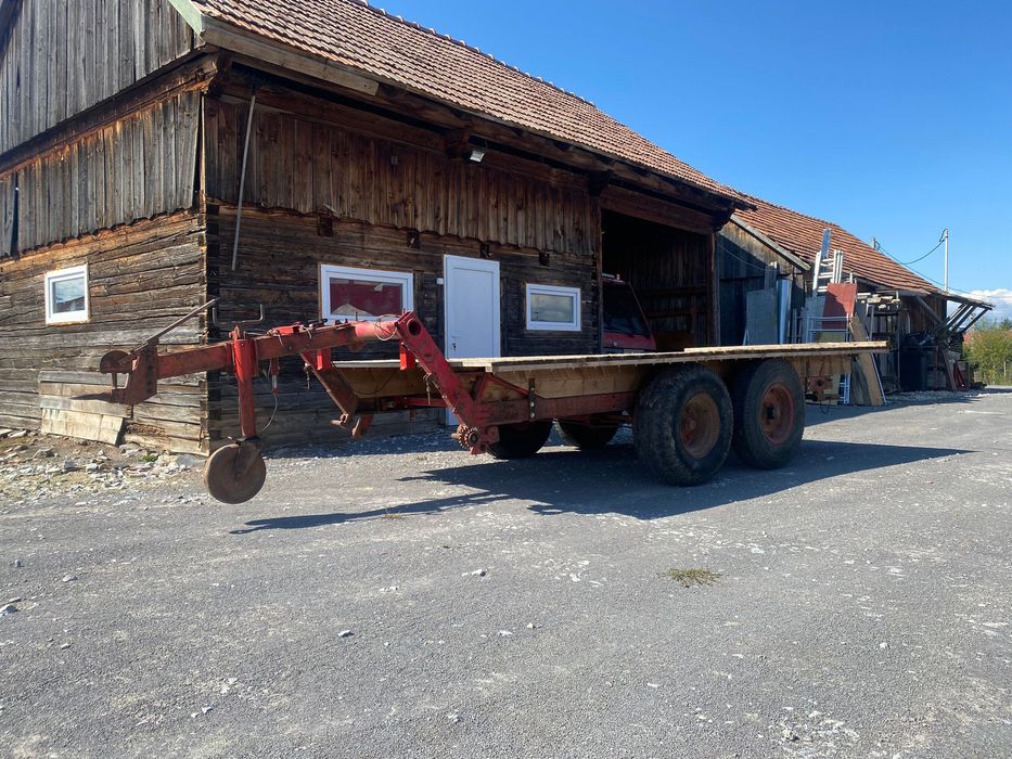 Remorca de transportat baloti 6 tone, 4.60m x 2.15m Ditrau • OLX.ro