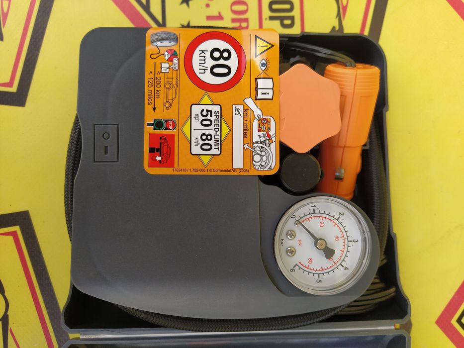 Compresor auto umflat roti original Continental 120 W 12V 10A Bucuresti ...