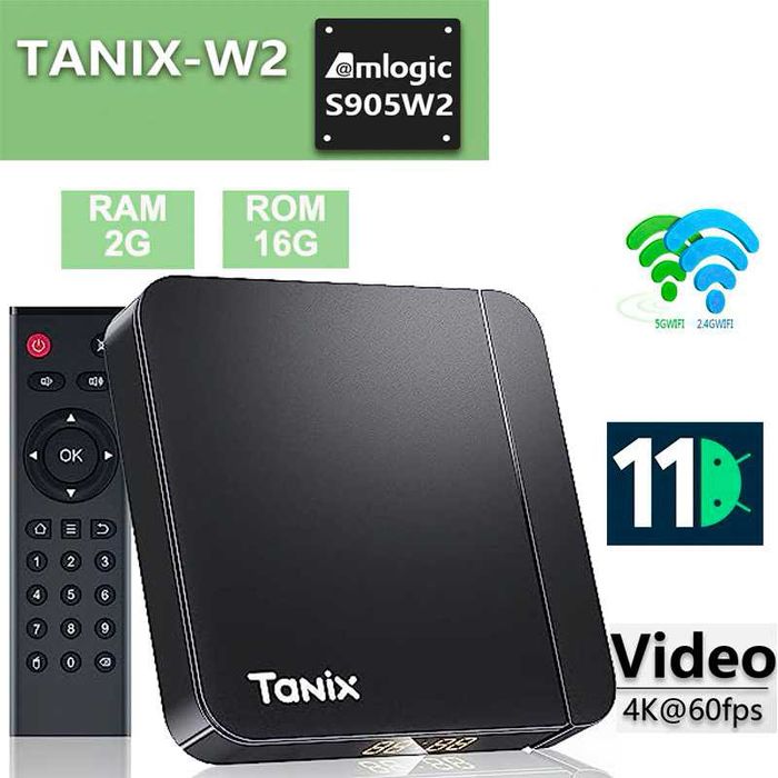 MINI PC Tanix W2 Android 11 Dual WIFI Bluetooth AV1 configurat România Bucuresti Sectorul 1 • OLX.ro