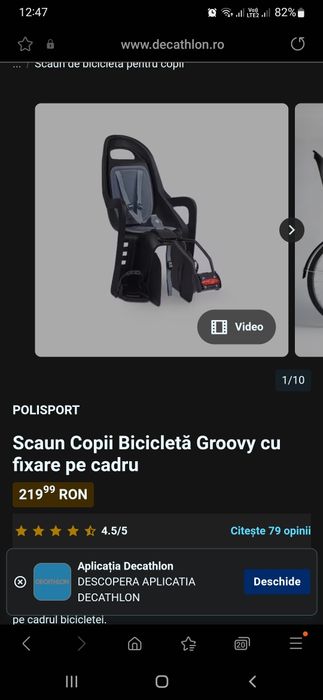 Vand scaun copil bicicleta Radu Negru • OLX.ro