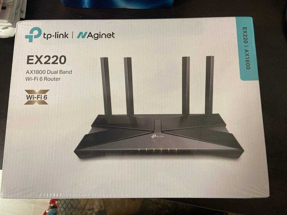 TP-Link EX220 Dual-Band Wi-Fi 6 Router (new!!! packed) гр. София Красна ...