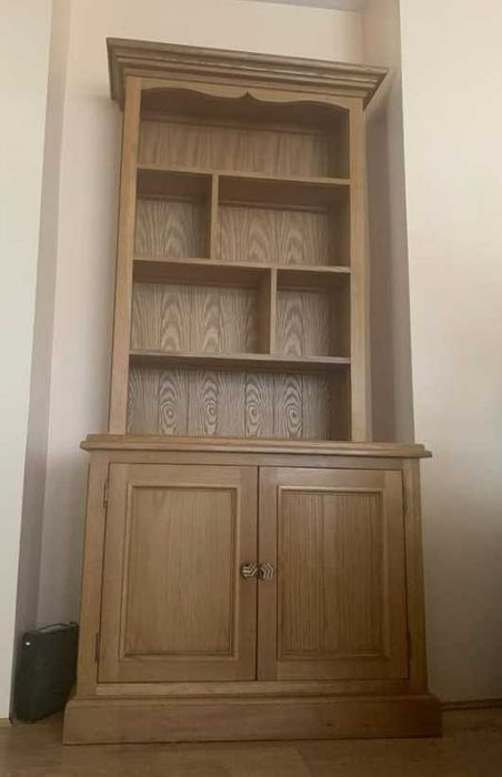Mobila stejar masiv biblioteca (3 piese) Geaca • OLX.ro