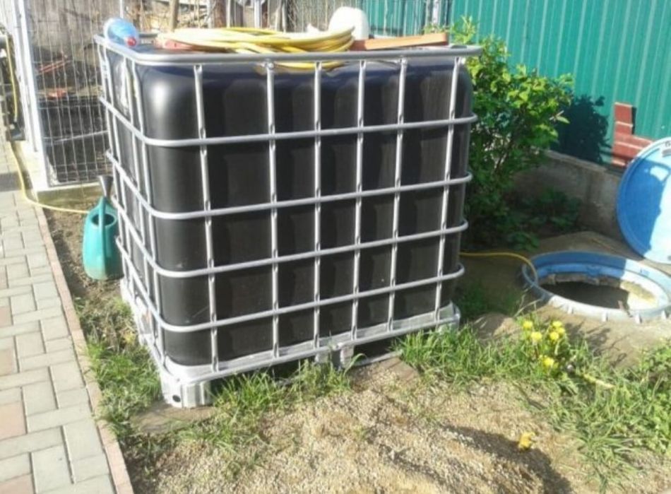 Rezervor butoi recipient cub bazin plastic ibc 600 1000l fosa septică ...