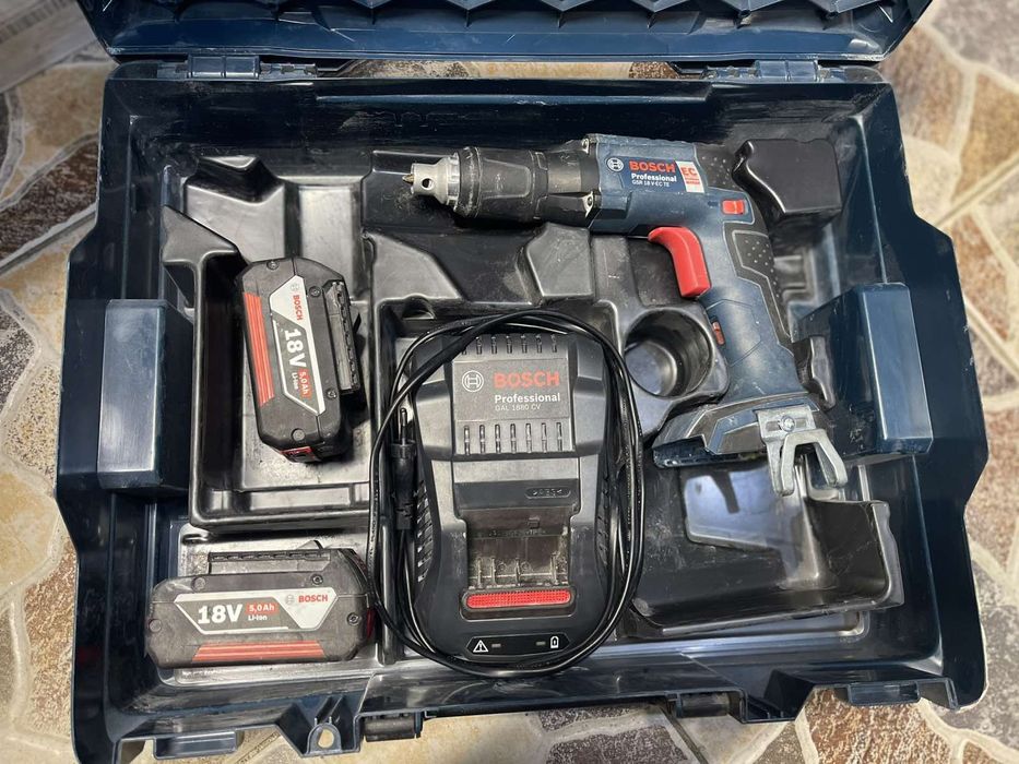 Акумулаторен винтоверт BOSCH GSR 18 V-EC TE гр. Бургас Възраждане • OLX.bg