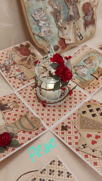 Подаръчен комплект Алиса в страната на чудесата ръчно изработен гр София Център • Olx Bg