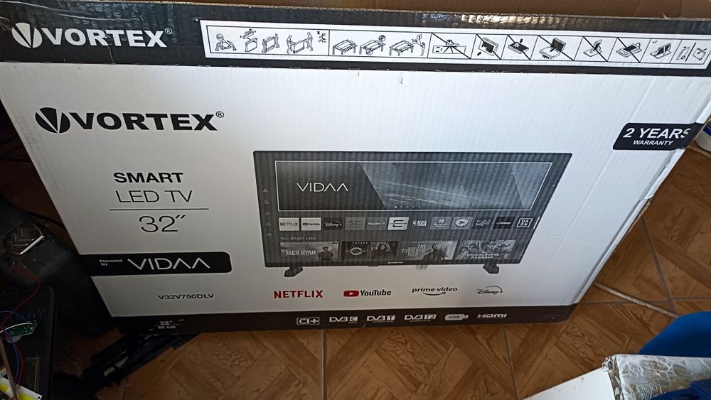 Tv vortex Smart led tv32" de 81cm nou la 800lei fix Campina Campina ...