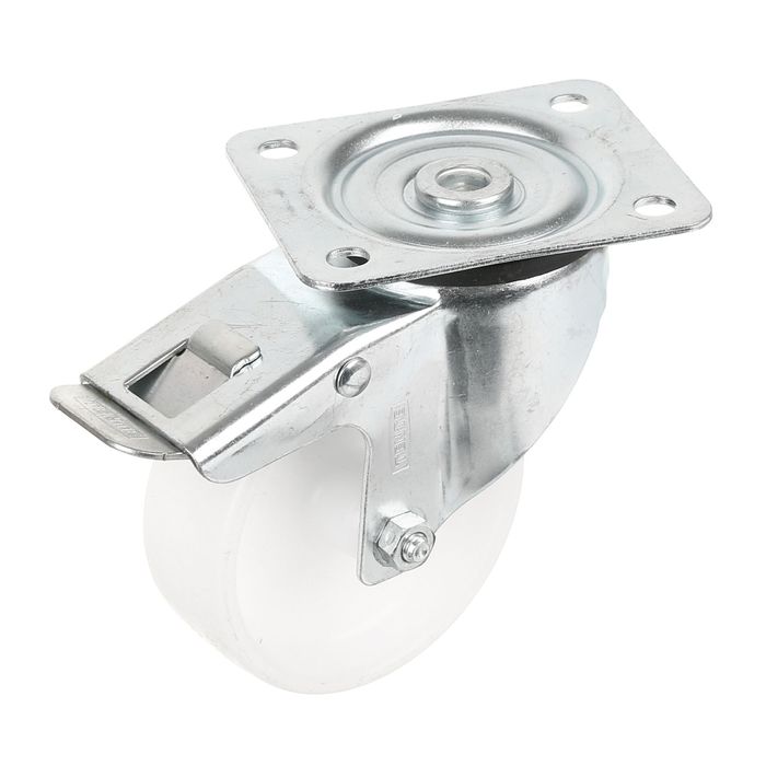 Set 4 roti pivotante cu frana, PVC, 32 x 125 mm, 500kg Sibiu • OLX.ro