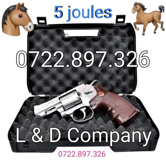 Pistol puternic AIRSOFT 7,5 jouli, calibrul 6 mm- fără permis Targu ...