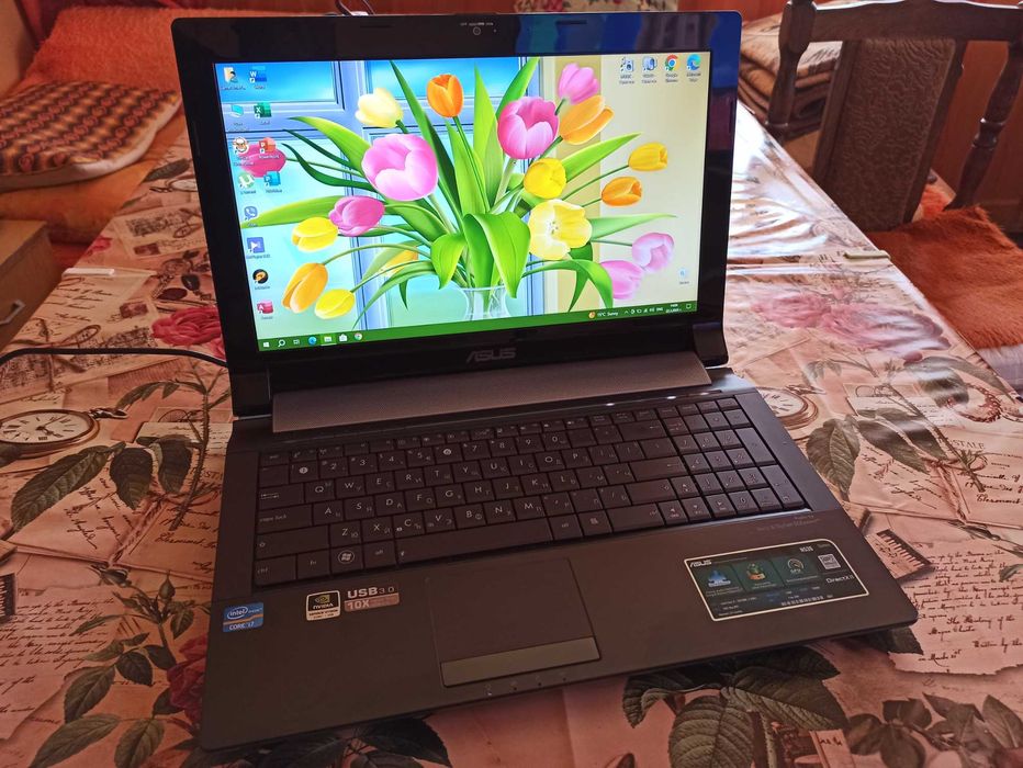 Бърз Лаптоп ASUS с Intel Core i5 / 8Gb RAM / GeForce 540M 2Gb / SSD гр ...