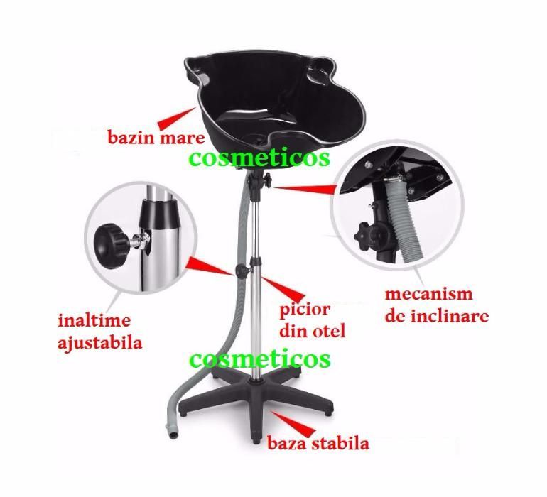 SCAFA MARE Scafa Coafor Frizerie-Inaltime,Inclinare ajustabile Adanca ...