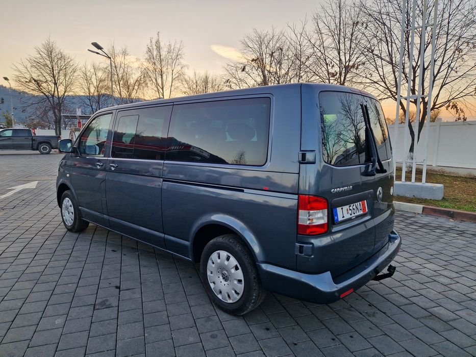 VW T5 Caravelle 9 Locuri 2.5 131/2008/Zoll Valabil Piatra Neamt • OLX.ro