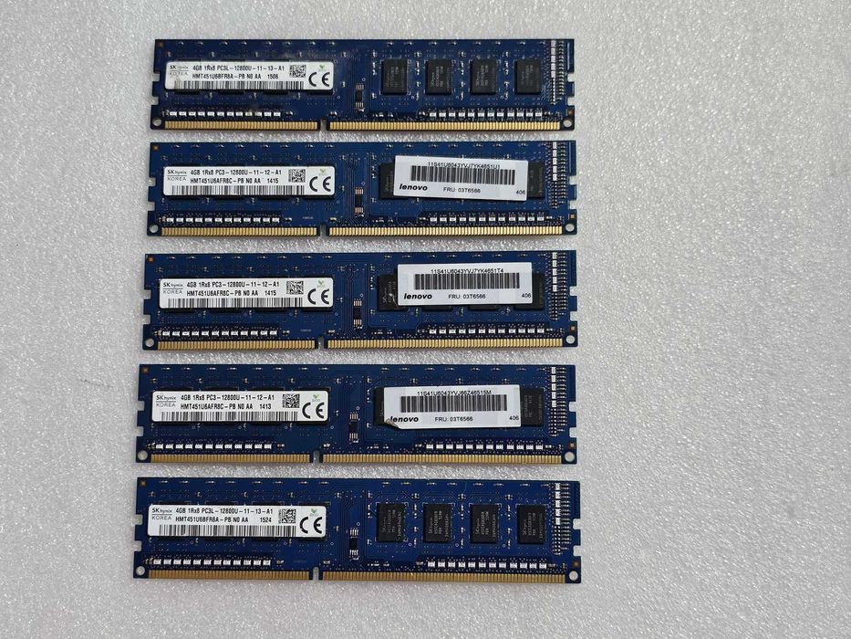 Memorie desktop SK Hynix 4GB 1Rx8, PC3-12800U 1600MHz, Bulk Bucuresti Sectorul 5 • OLX.ro