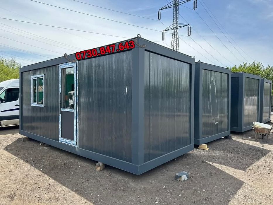 Container modular pentru birouri/ cafenea/ locuit/ vitrina prezentare ...
