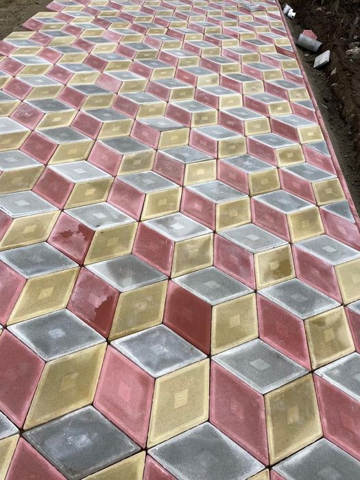 Pavaj Pavele Pavaje model Romb 3D. Pentru gradina si piscina Magurele ...