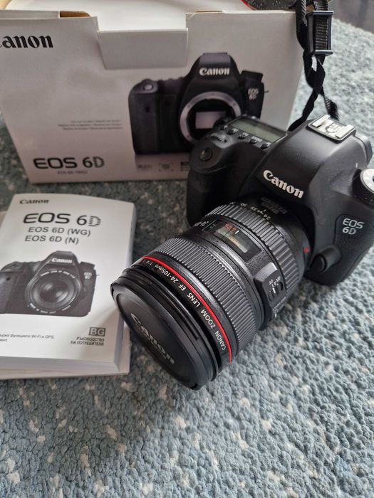Canon EOS 6D + EF 24-105 f/4L IS USM + раница и филтри гр. София Витоша • OLX.bg