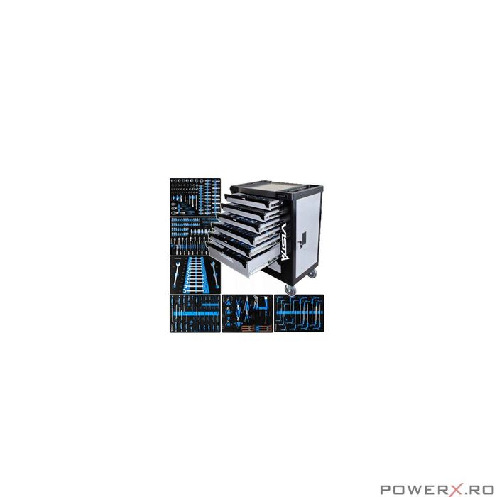 Dulap scule cu 7 sertare, echipat cu 250 elemente pentru service auto, Bucuresti Sectorul 1 • OLX.ro