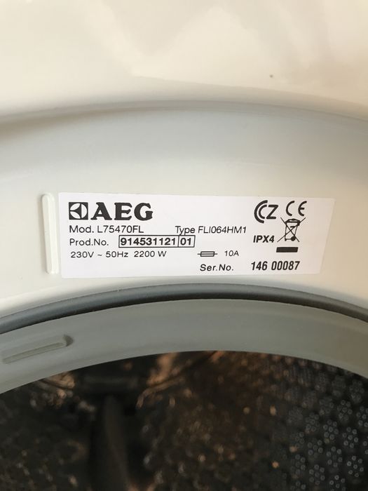 Пералня AEG Lavamat protex, модел L75470FL гр. София Овча купел • OLX.bg