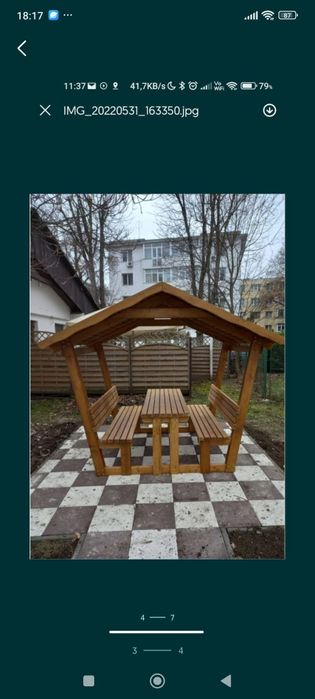 Foisor/filigorie pavilion pt. luat masa ! Ocna Mures • OLX.ro