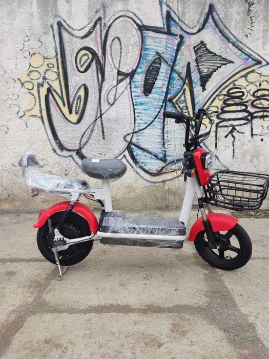 Scuter electric Stil Chopper NOU Motor 250w lithium amortizoare ...